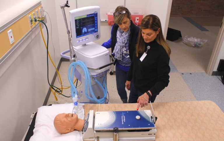 Breathing Simulation Test Lung for Training | Michigan Instruments